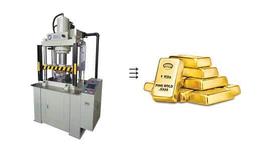 How to Make high quality Gold Bar & Bullion -Vacuum gold bar casting ...