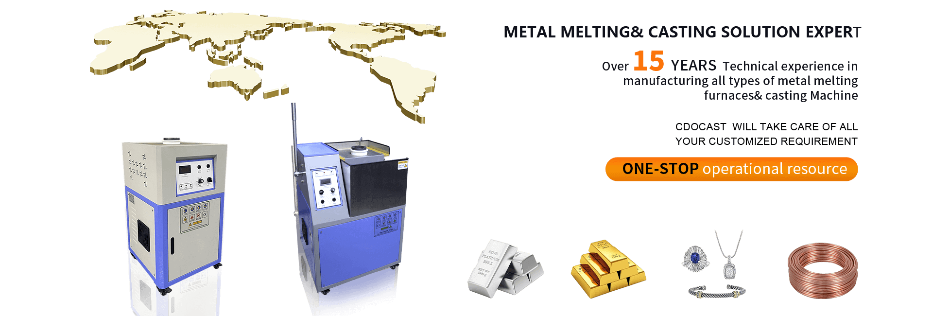 Precious Metal Melting & Casting Manufacturing Specialists