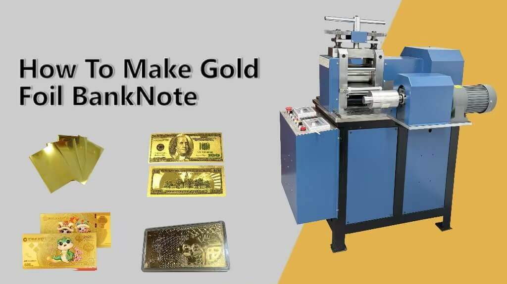 How To Make Gold Foil Banknotes